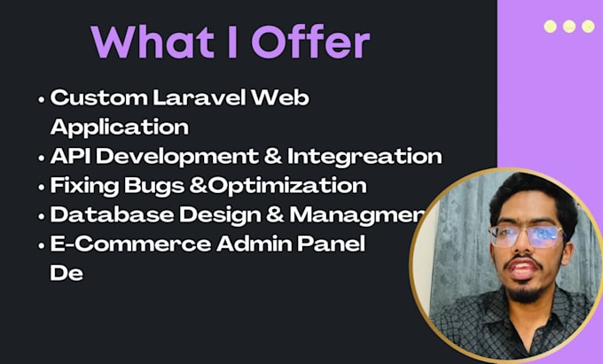 Do full stack website development with php laravel developer front end ...